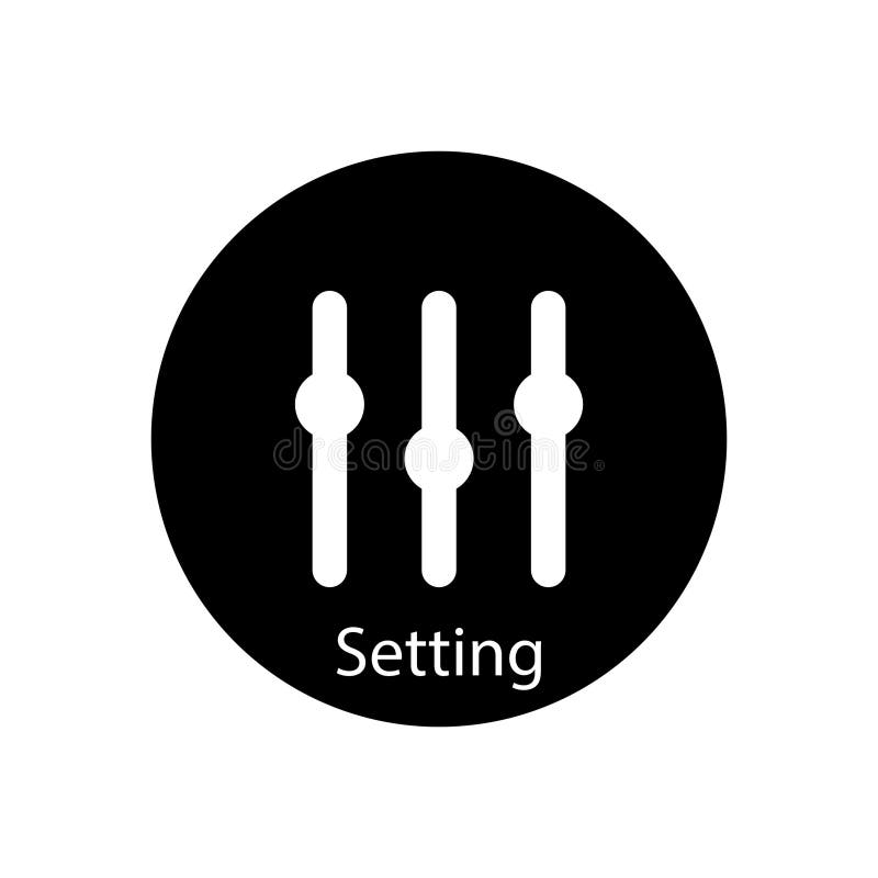 Settings icon vector stock vector. Illustration of concept - 289227080