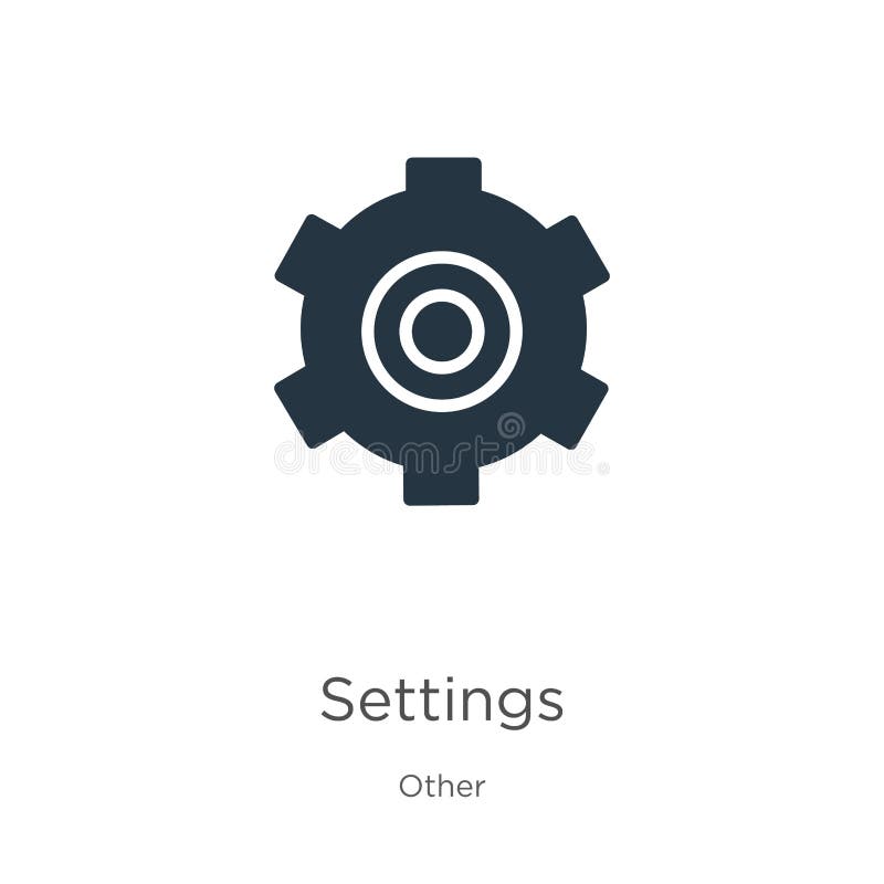 Settings Icon White Stock Illustrations – 25,912 Settings Icon White ...