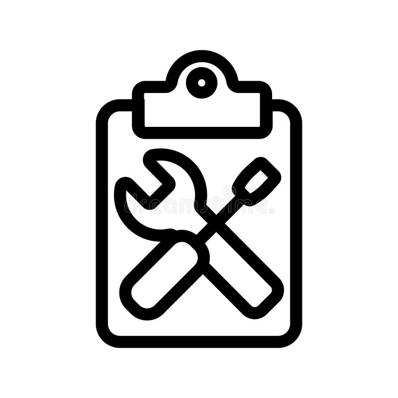 Setting and Instruction is a Conc Vector. Isolated Contour Symbol ...