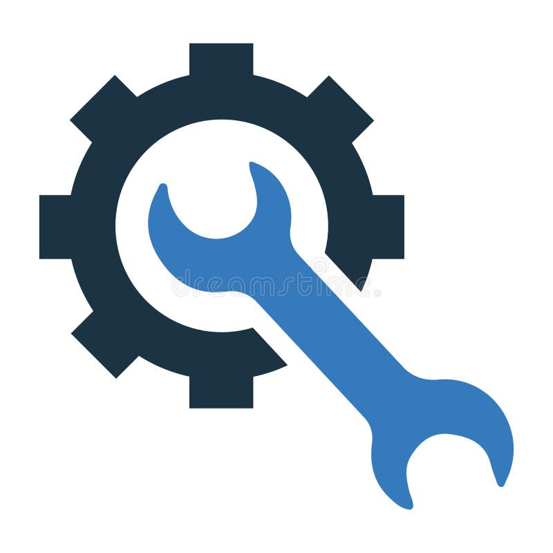 Settings, Repair Tools Icon. Vector Graphics Stock Vector ...
