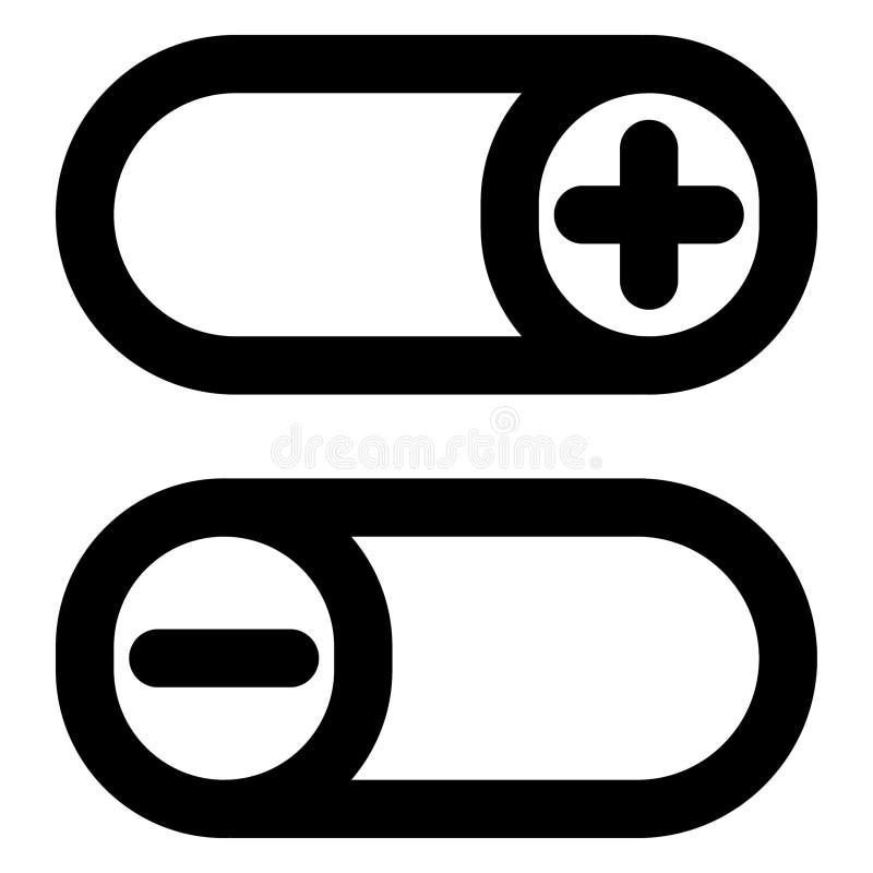 Settings, Switch Bold Vector Icon Which Can Be Easily Modified or ...