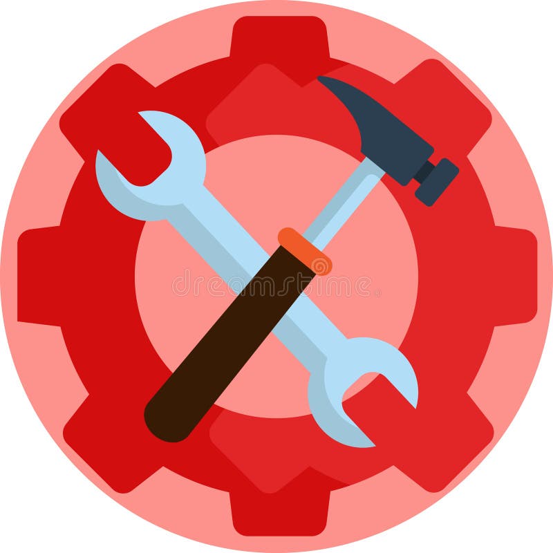 Settings Tools Icon Isolated Vector Illustration Vector Illustration ...