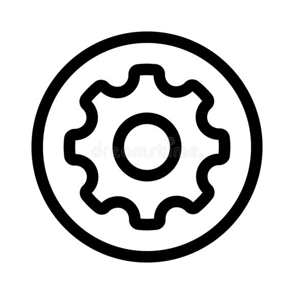Settings Vector Icon. Customize Illustration Sign. Mechanical Symbol ...