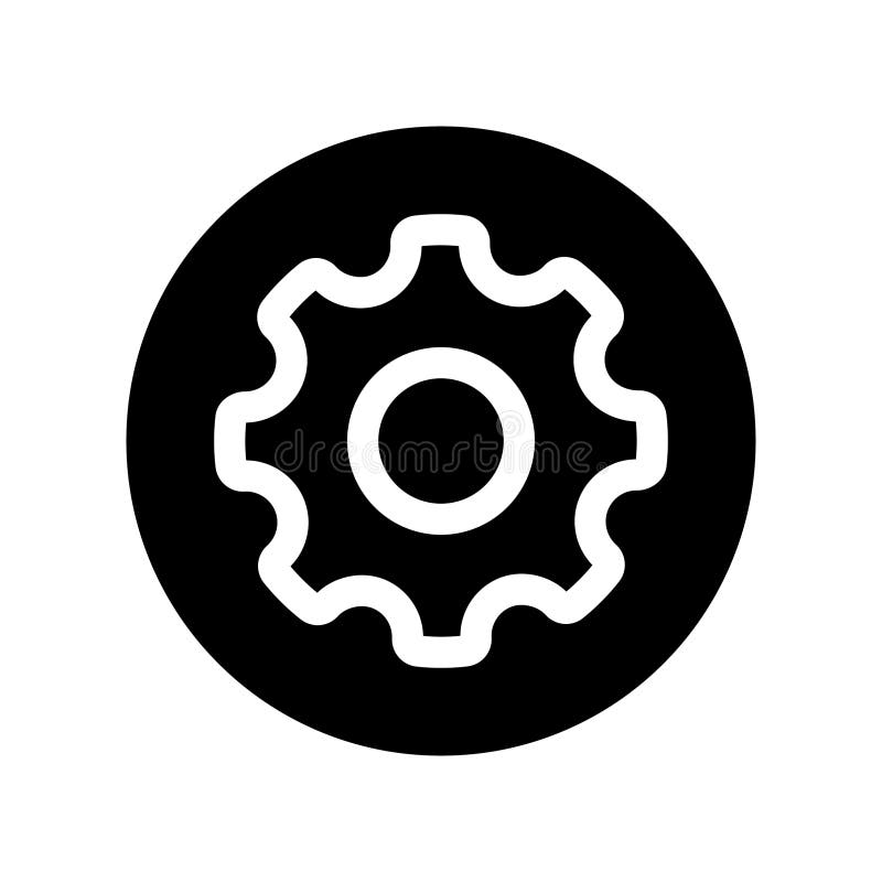 Settings Vector Icon. Customize Illustration Sign. Mechanical Symbol ...