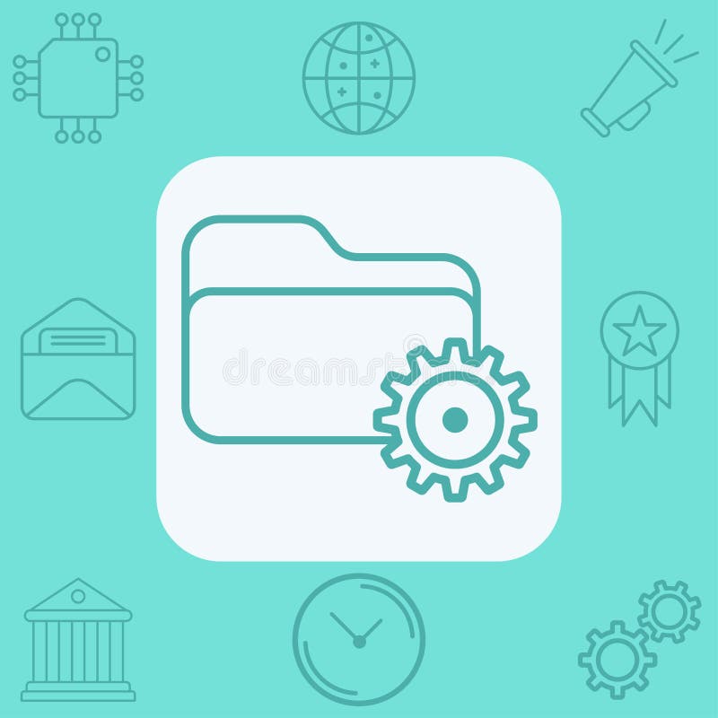 Settings Vector Icon Sign Symbol Stock Vector - Illustration of ...