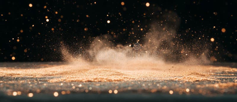 Settled Dust Texture on Surfaces Creating an Aged Appearance Against a ...