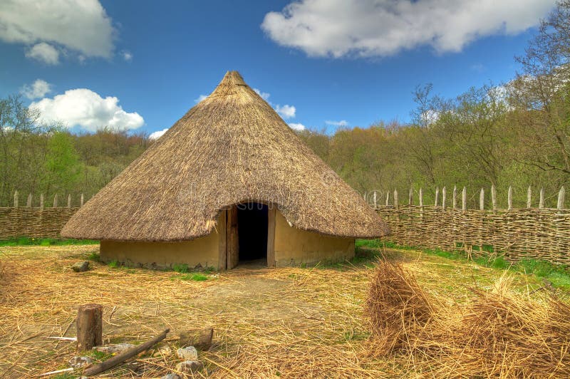 Traditional Old Viking Age House Stock Photo - Image of sweden ...