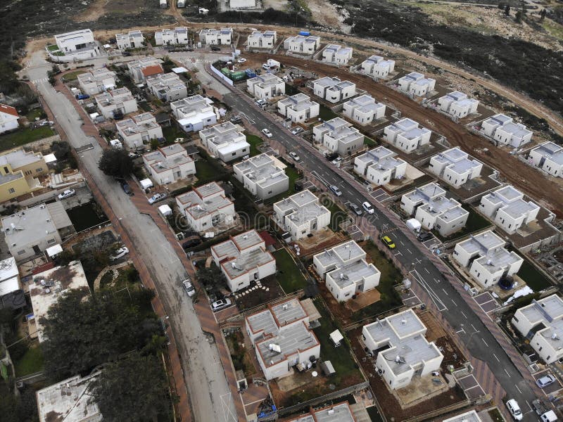 The settlement Riham stock image. Image of panorama - 134315675