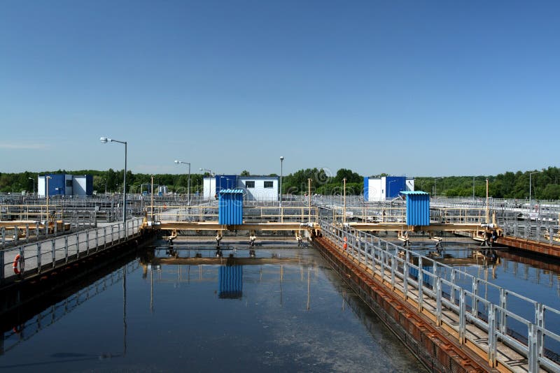 Settling tank stock image. Image of water, processing - 9487863