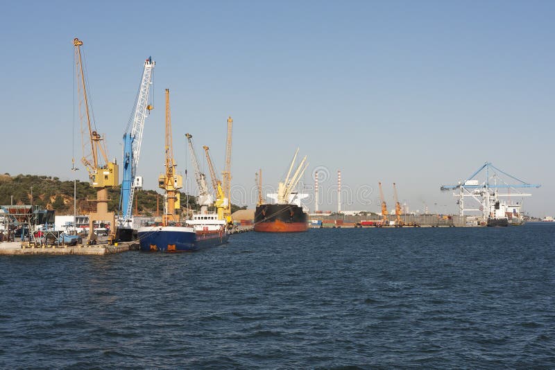 Setubal port editorial stock photo. Image of outdoor - 93782748