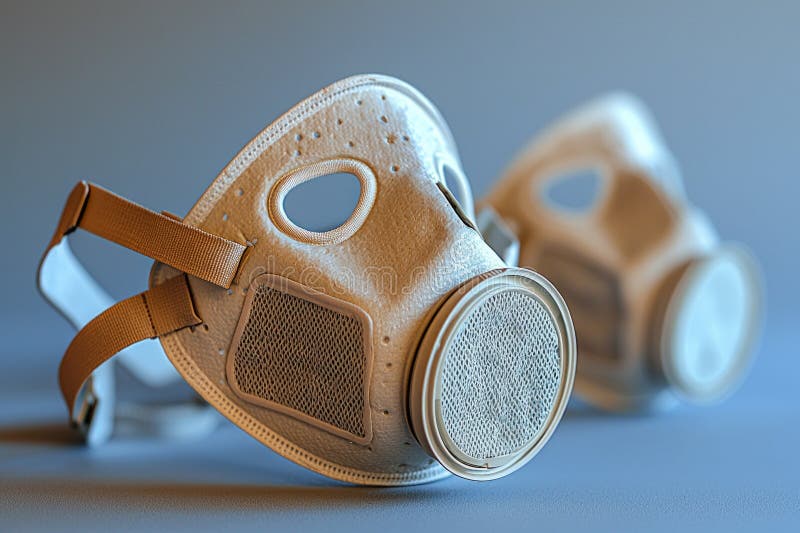 Setup Features Detailed View of High Grade N95 Respirator Mask ...