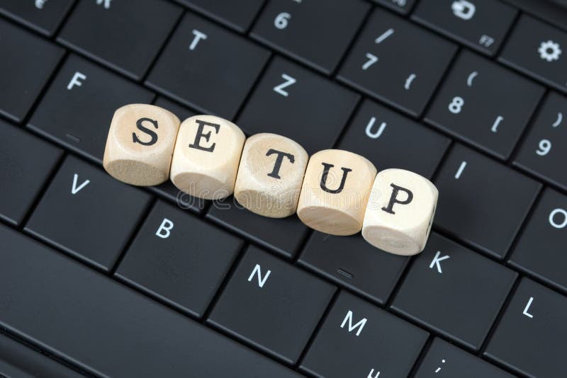 Setup stock image. Image of copy, keyboard, program, setup - 50523463