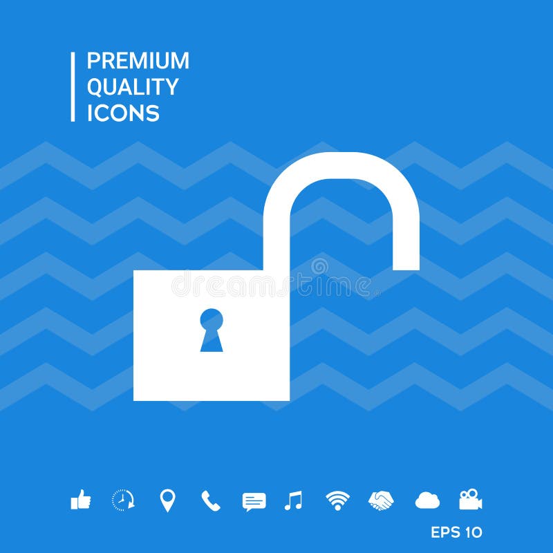 Setzen Sie Ikonen-Symbol Frei Vektor Abbildung - Illustration von ...