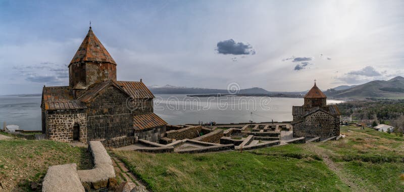 Sevanavank is a Monastery Complex Located on the Shore of Lake Sevan in Armenia Editorial ...