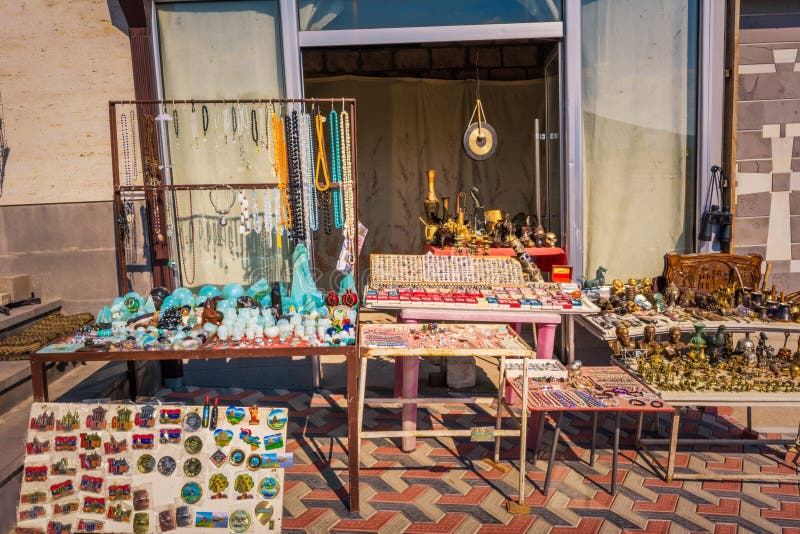 Footpath Sellers Sitting beside the Entrance of the Sevanavank Mountain ...