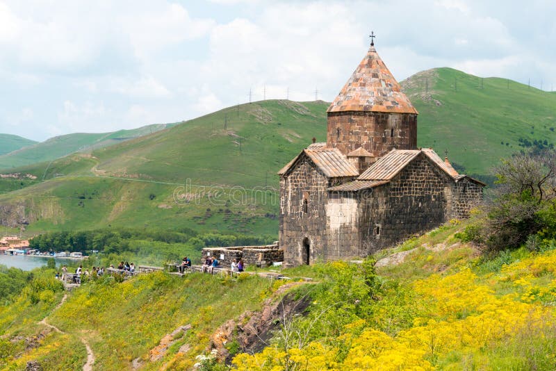 Sevanavank Monastery. a Famous Historic Site in Sevan, Gegharkunik ...