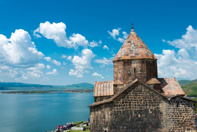 Sevanavank Monastery in Sevan, Gegharkunik, Armenia Stock Image - Image ...