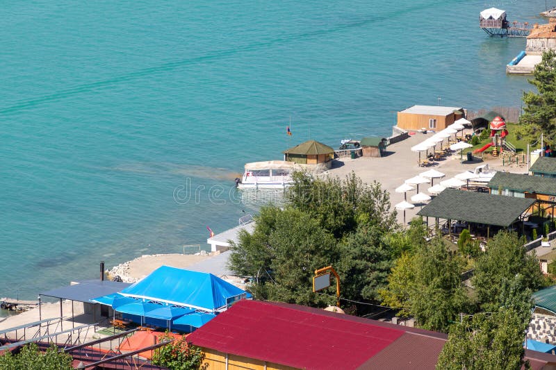 Sevan lake in Armenia stock photo. Image of wave, travel - 290981760