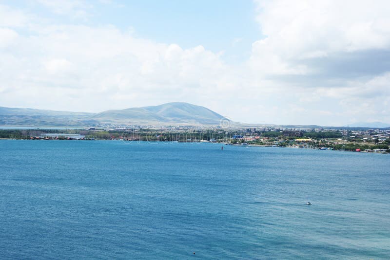 Sevan lake stock photo. Image of peaceful, cloud, idyllic - 30626448