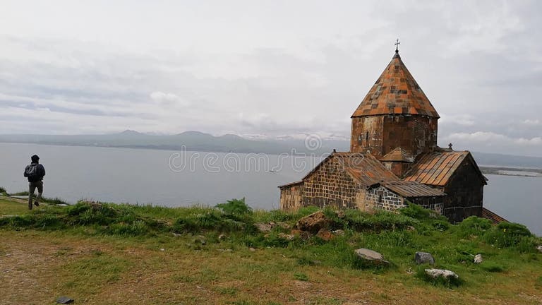 Sevan Monastery or the Black Monastery, Armenia Stock Image - Image of armenia, amazingness ...