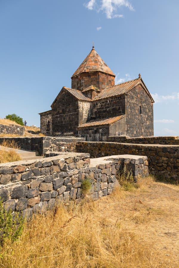 View of the Sevanavank, Monastic Complex Located on the Shore Lake ...