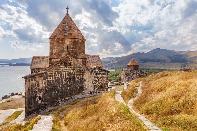 Sevanavank Monastery in Armenia Stock Image - Image of christianity ...