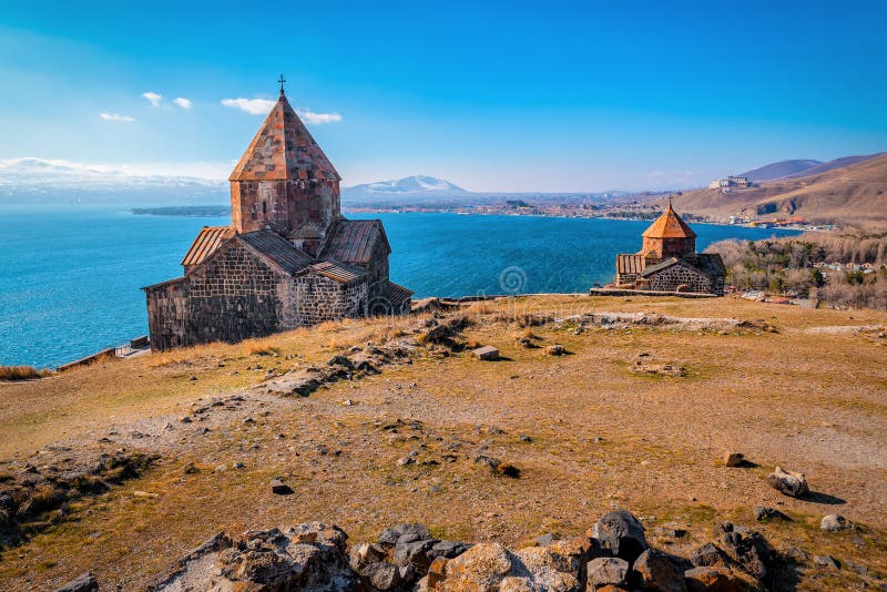 Sevanavank is a Monastery Complex Located on the Shore of Lake Sevan in Armenia Stock Photo ...