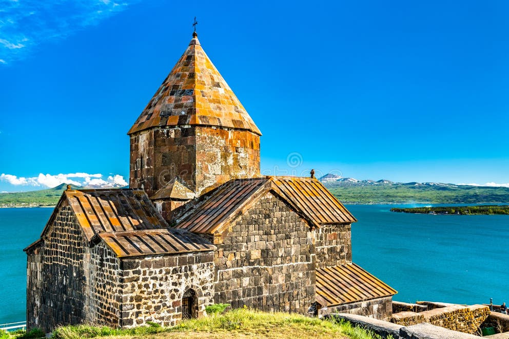 Sevanavank Monastery on Lake Sevan in Armenia Stock Image - Image of history, cathedral: 171936373