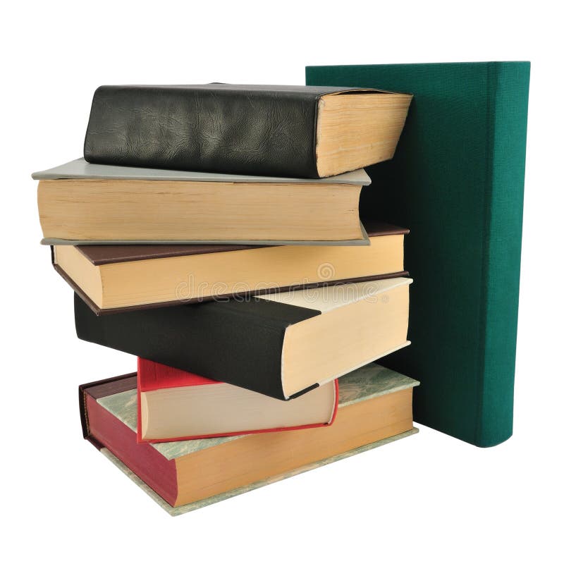 Seven books stock photo. Image of literature, isolated - 12946366
