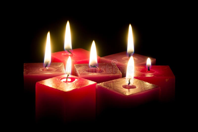 109 Seven Candles Dark Background Stock Photos - Free & Royalty-Free ...