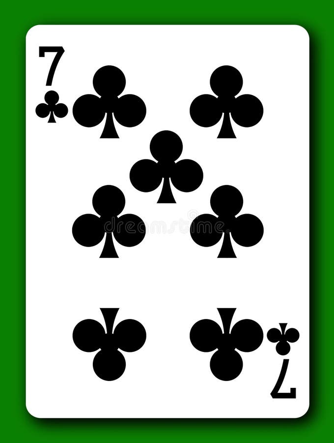 Two of Clubs Playing Card with Clipping Path To Remove Background and ...
