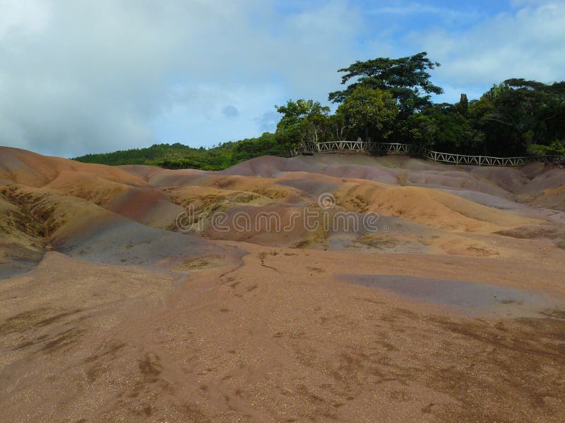Seven Color Land Mauritius Summer Tree Nature Stock Image - Image of ...