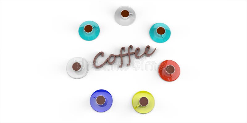 Set of Seven Colored Pencils on White Background. Vector Illustration ...