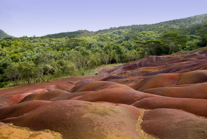 23 Colored Earth at La Vallee Des Couleurs Stock Photo - Image of ...