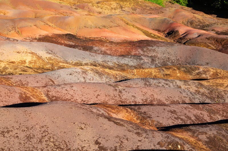 The Seven Coloured Earths, a Geological Formation in the Chamarel Plain ...