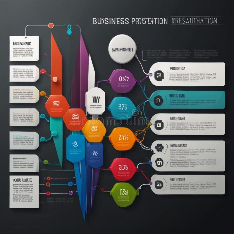 Seven Different Options for an Infographic or Business Presentation ...