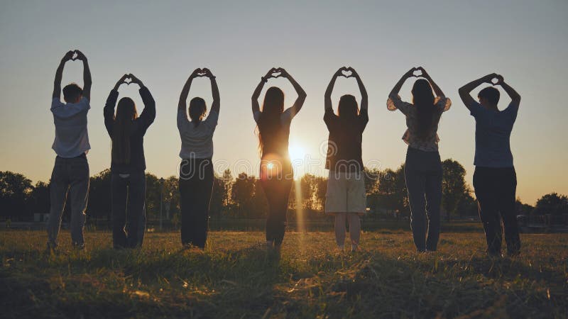 Seven Friends Silhouette 7 Stock Photos - Free & Royalty-Free Stock ...