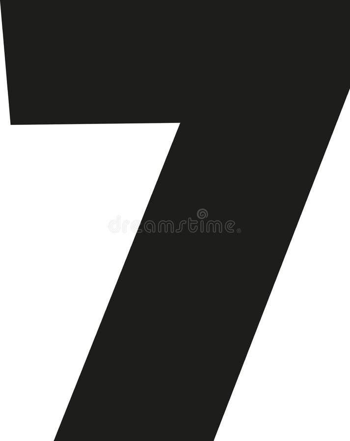 Seven 7 Number Word Cloud, Word Cloud Use for Banner, Painting ...