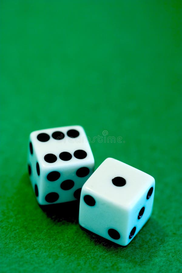 Lucky seven dice stock image. Image of action, gamble, cube - 25635