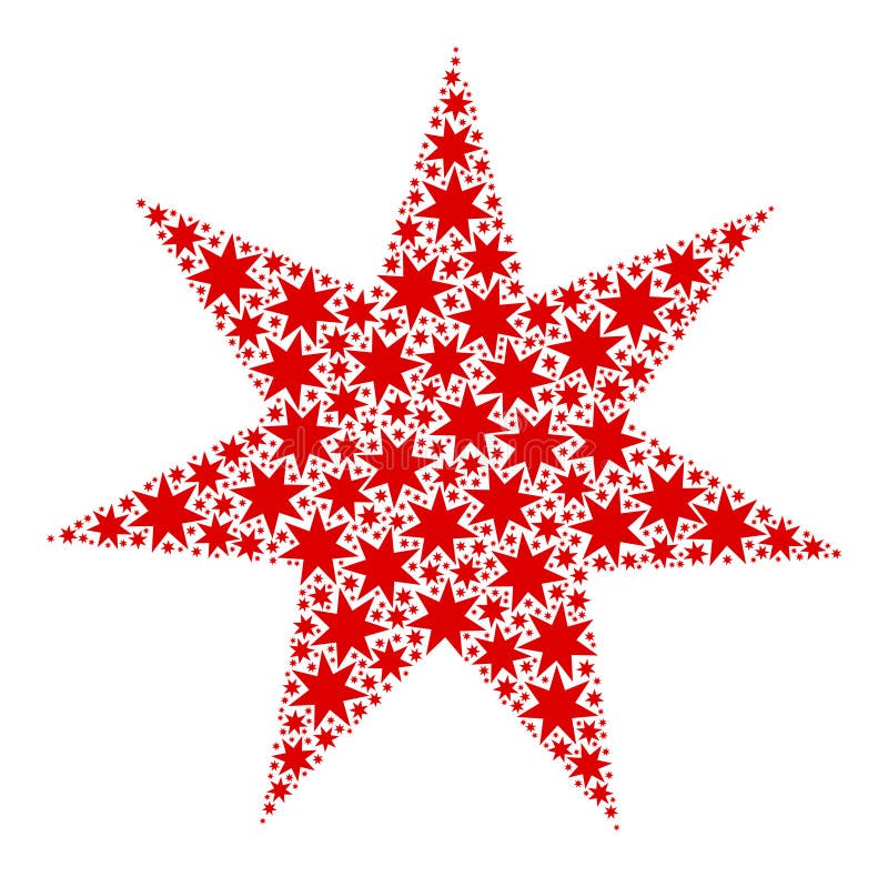 Seven Pointed Star Shape Vector Stock Illustrations – 143 Seven Pointed ...