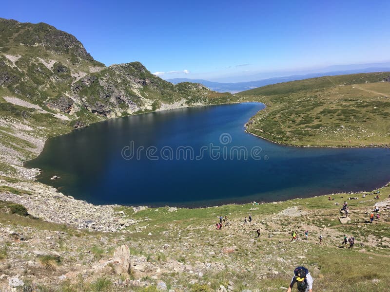 The Seven Rila lakes editorial photography. Image of amazing - 102854822
