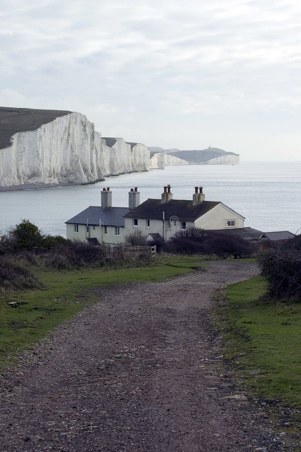 Seven sisters cliffs stock photo. Image of landmark, cliff - 335732