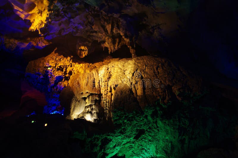 Seven-Star Cave in Guilin,China Editorial Image - Image of popular ...