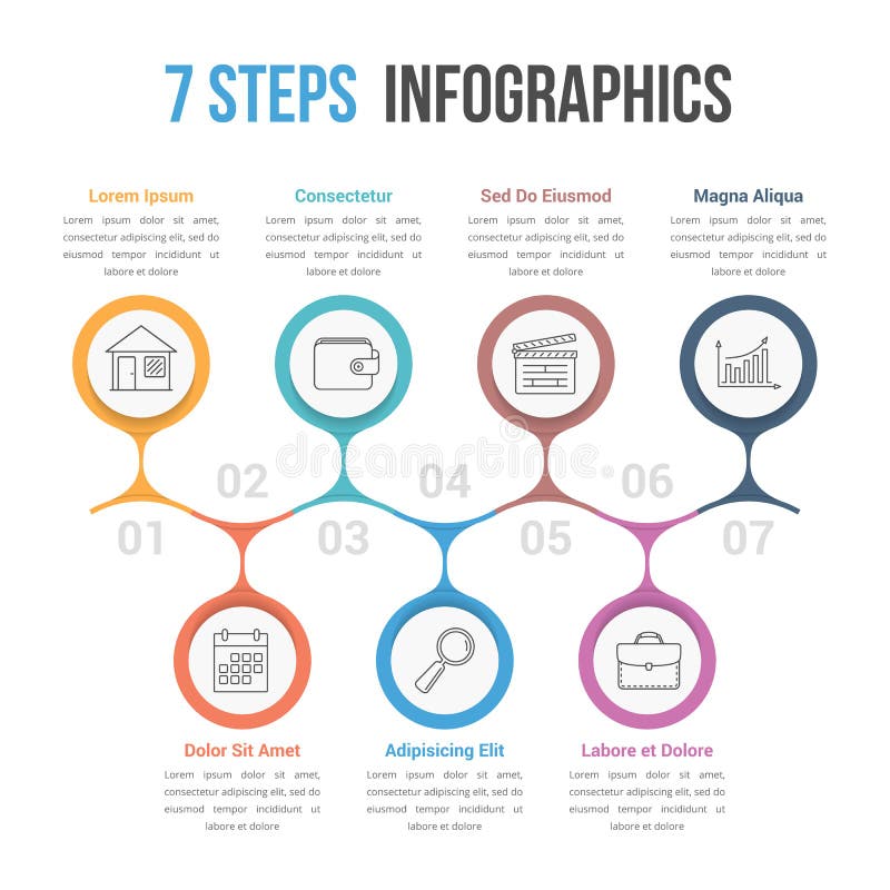Seven Steps Infographics Stock Illustrations – 1,589 Seven Steps ...