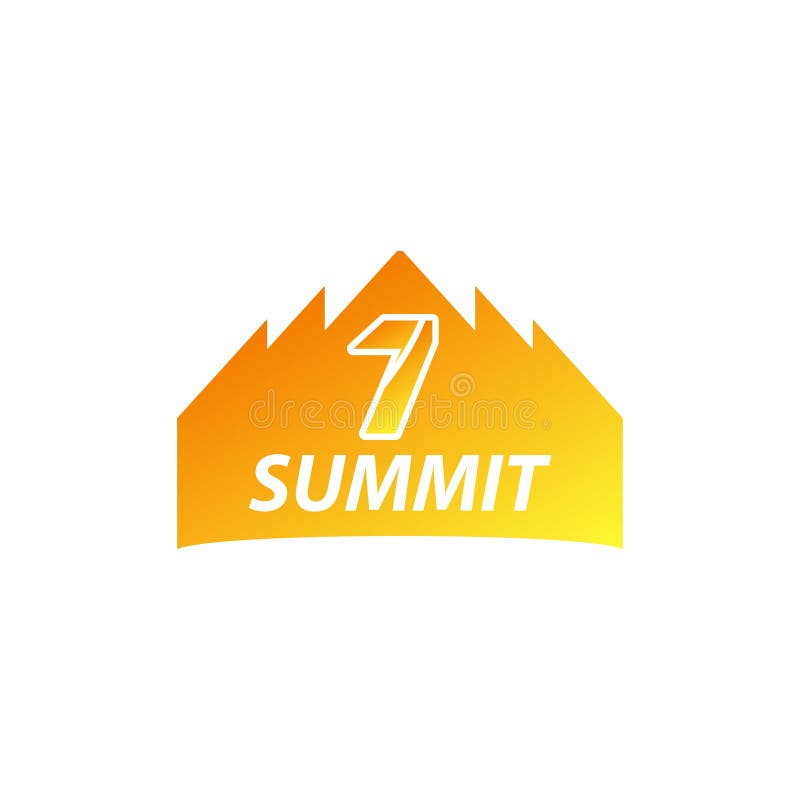 Seven Summit Logo Vector Template Design Illustration Stock Vector ...