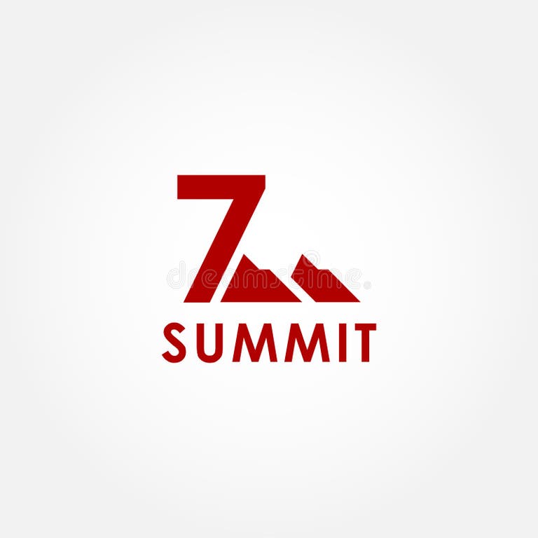 Seven Summit Vector Design for Banner and Background Stock Vector ...