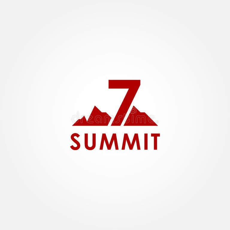 Seven Summit Vector Design for Banner and Background Stock Vector ...