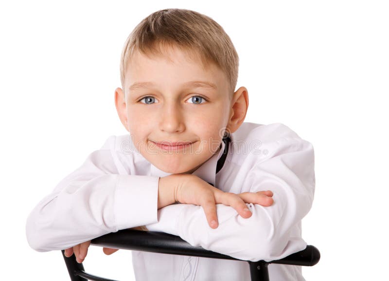 Seven years boy stock image. Image of schoolchild, excited - 19247965