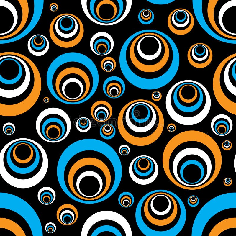 Seventies Psychedelic Retro Stock Vector - Illustration of seventies ...