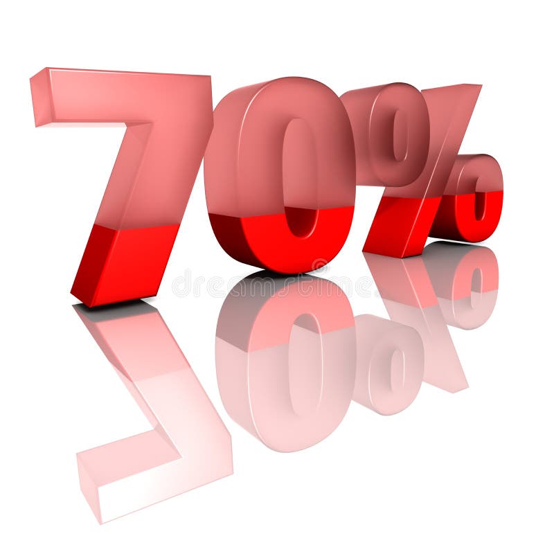 75 Percent stock illustration. Illustration of numbers - 2466057